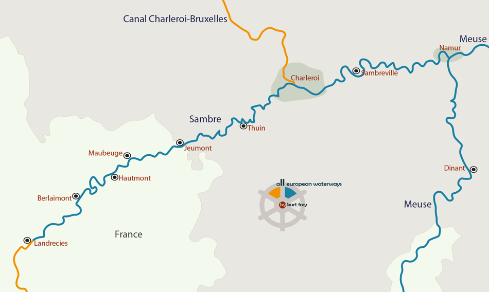 Die Sambre in Belgien – Waterways