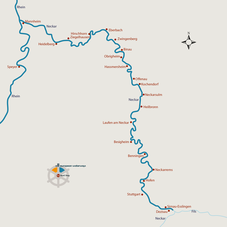 Schiffbare Gewässer, Flüsse, Kanäle, Wasserwege und Seen in Deutschland ...